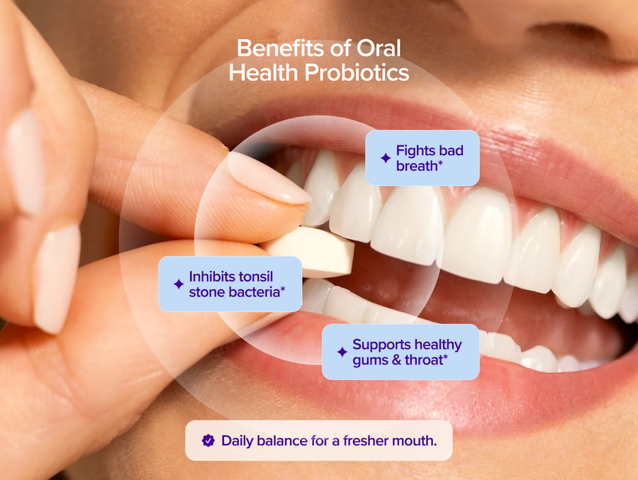 Oral Probiotics That Fight Bad Breath and Protect Gums