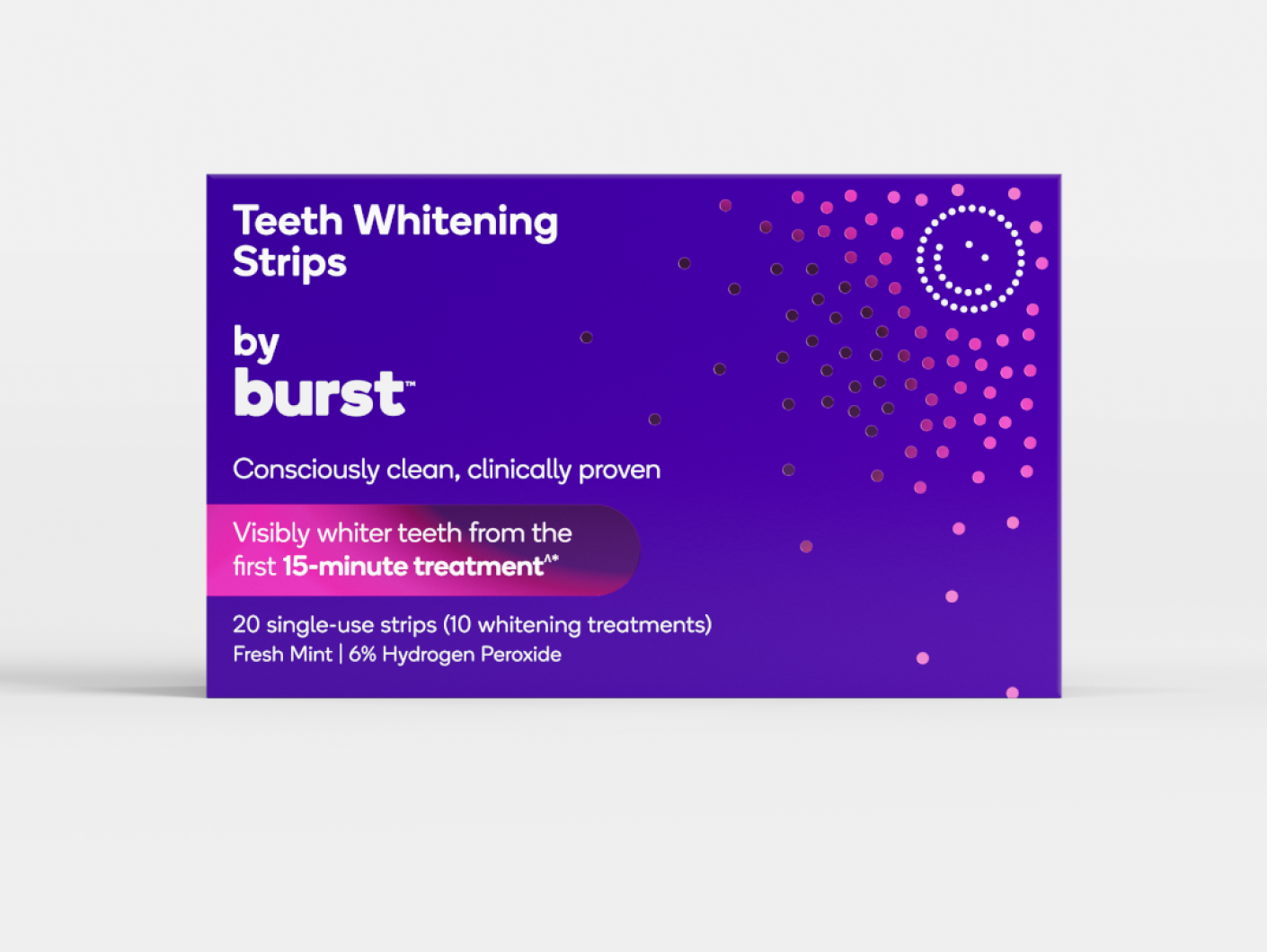 Enamel-Safe Teeth Whitening Strips by BURST Oral Care