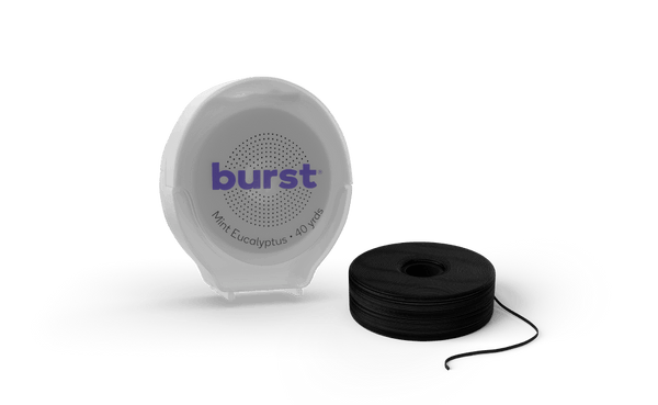 3 Pack Refill BURST Expanding Dental Floss - Stain-Absorbing, Woven To
