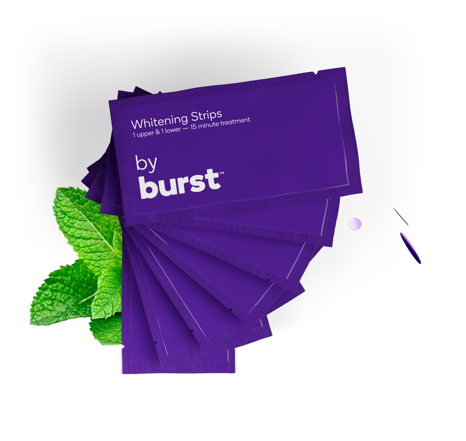 Enamel-Safe Teeth Whitening Strips by BURST Oral Care