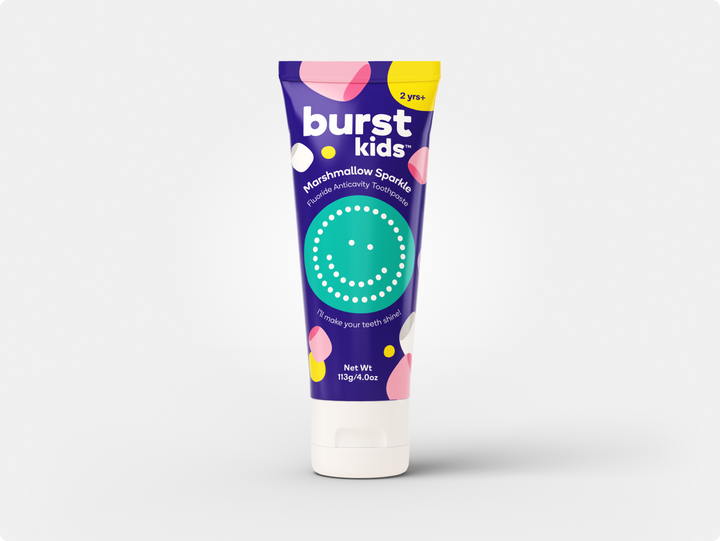 Kids Toothpaste with Delicious Marshmallow Flavor & Care