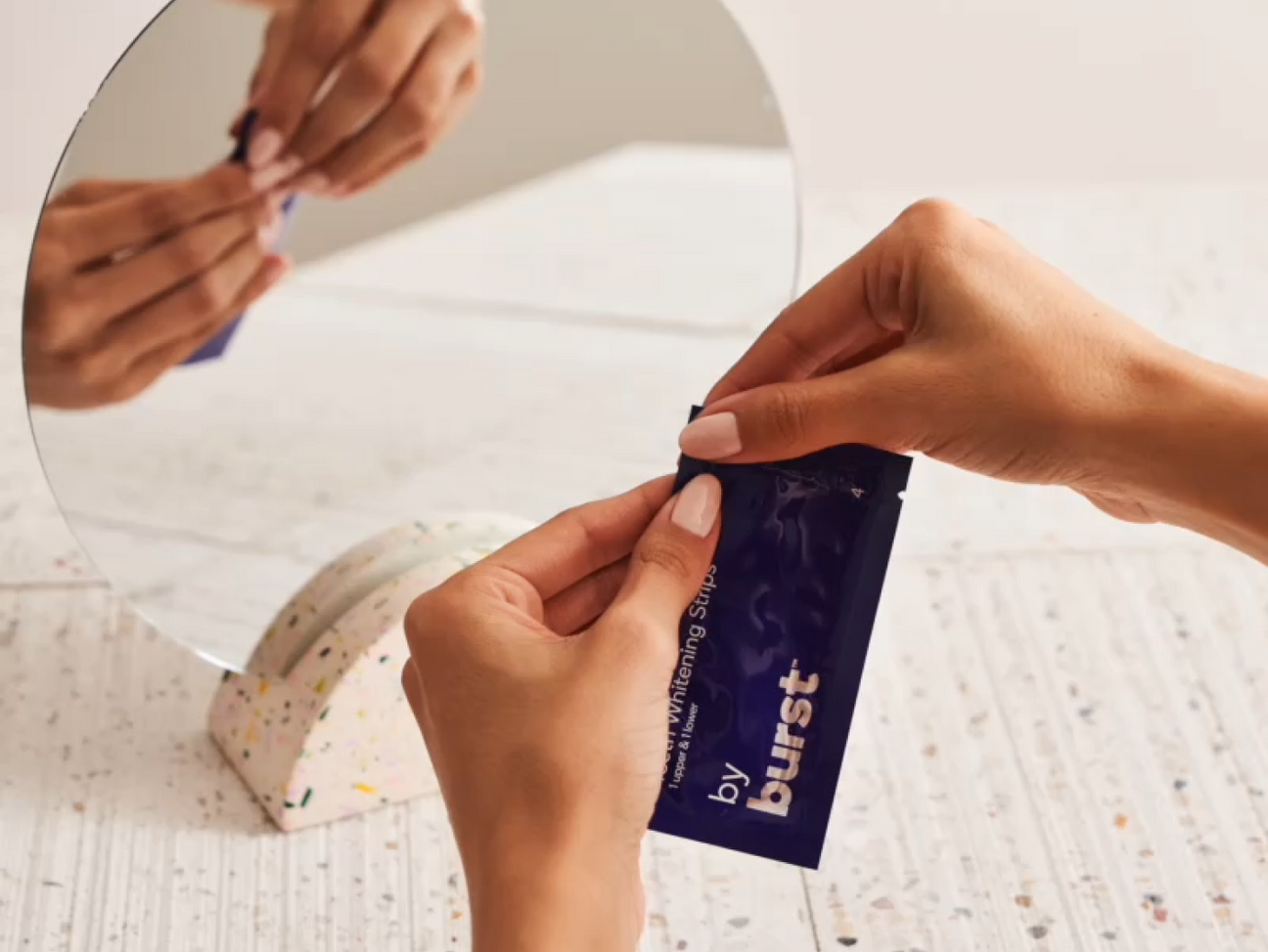 Enamel-Safe Teeth Whitening Strips by BURST Oral Care
